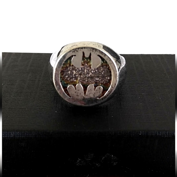 DC | Accessories | C6s70s Sterling Silver Batman Signet Ring Vtg | Poshmark